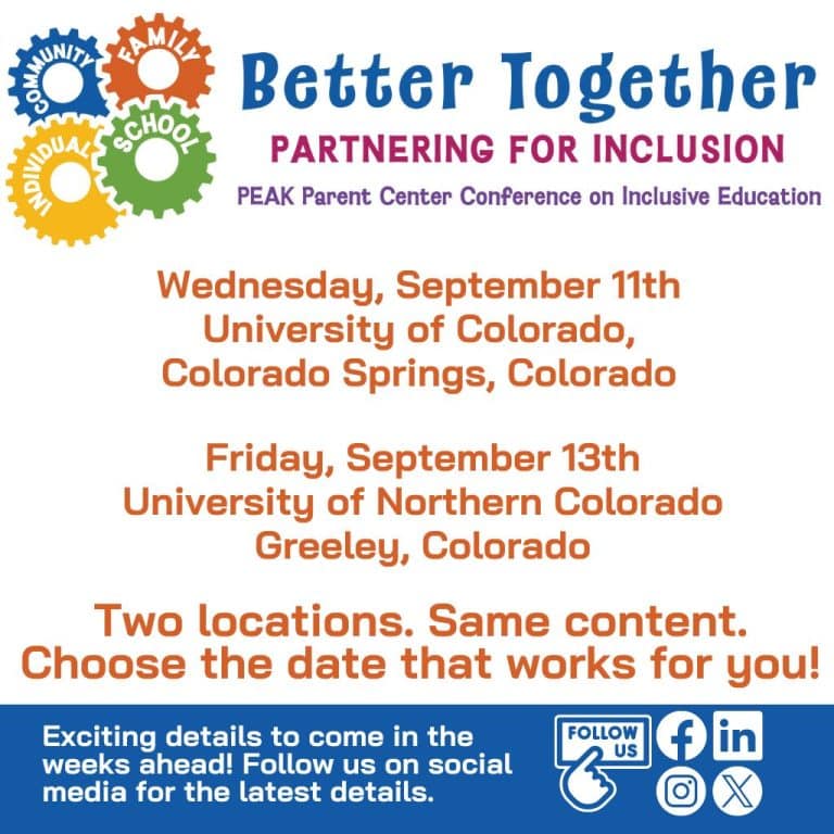 Be Inclusive: A Week in the Life of PEAK - Peak Parent