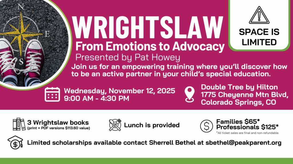 PEAK Parent Center - Peak Parent